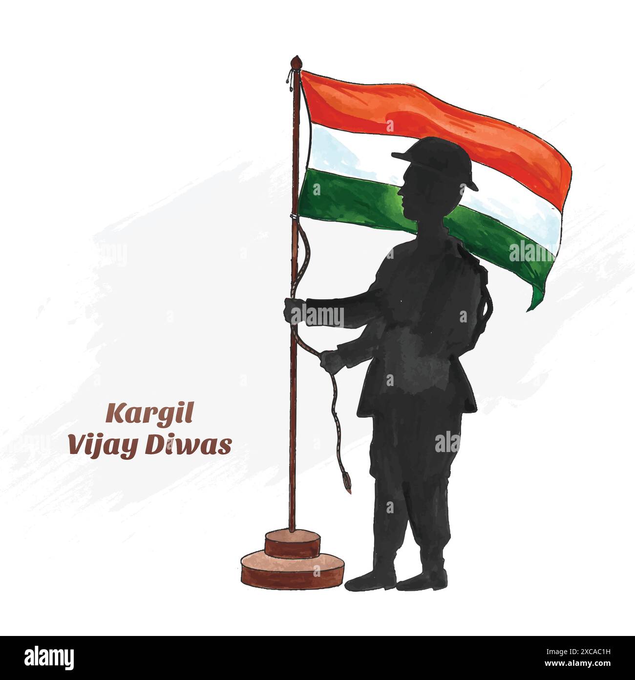 26 July kargil vijay diwas for kargil victory day background Stock Vector Image & Art - Alamy