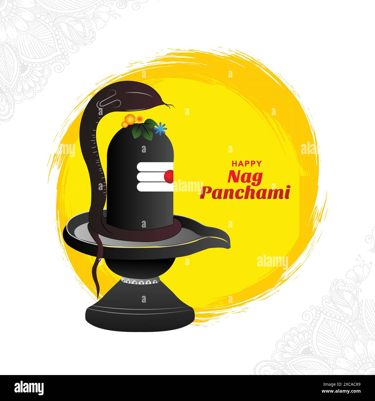 Nag panchami card hi-res stock photography and images - Alamy