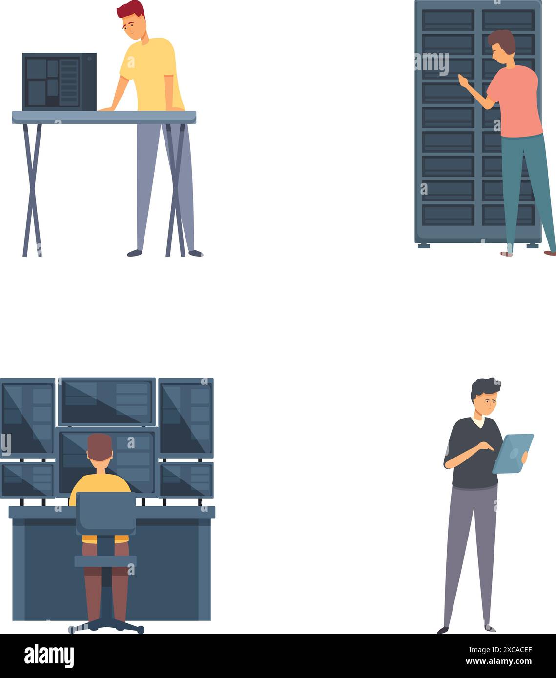 System administration database maintenance Stock Vector Images - Alamy