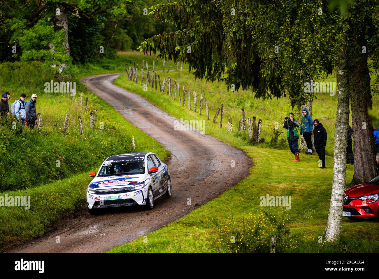 Gérardmer, France. 15th June 2024. EL13 CHALVIN Emma, AILLOUD-PERRAUD ...