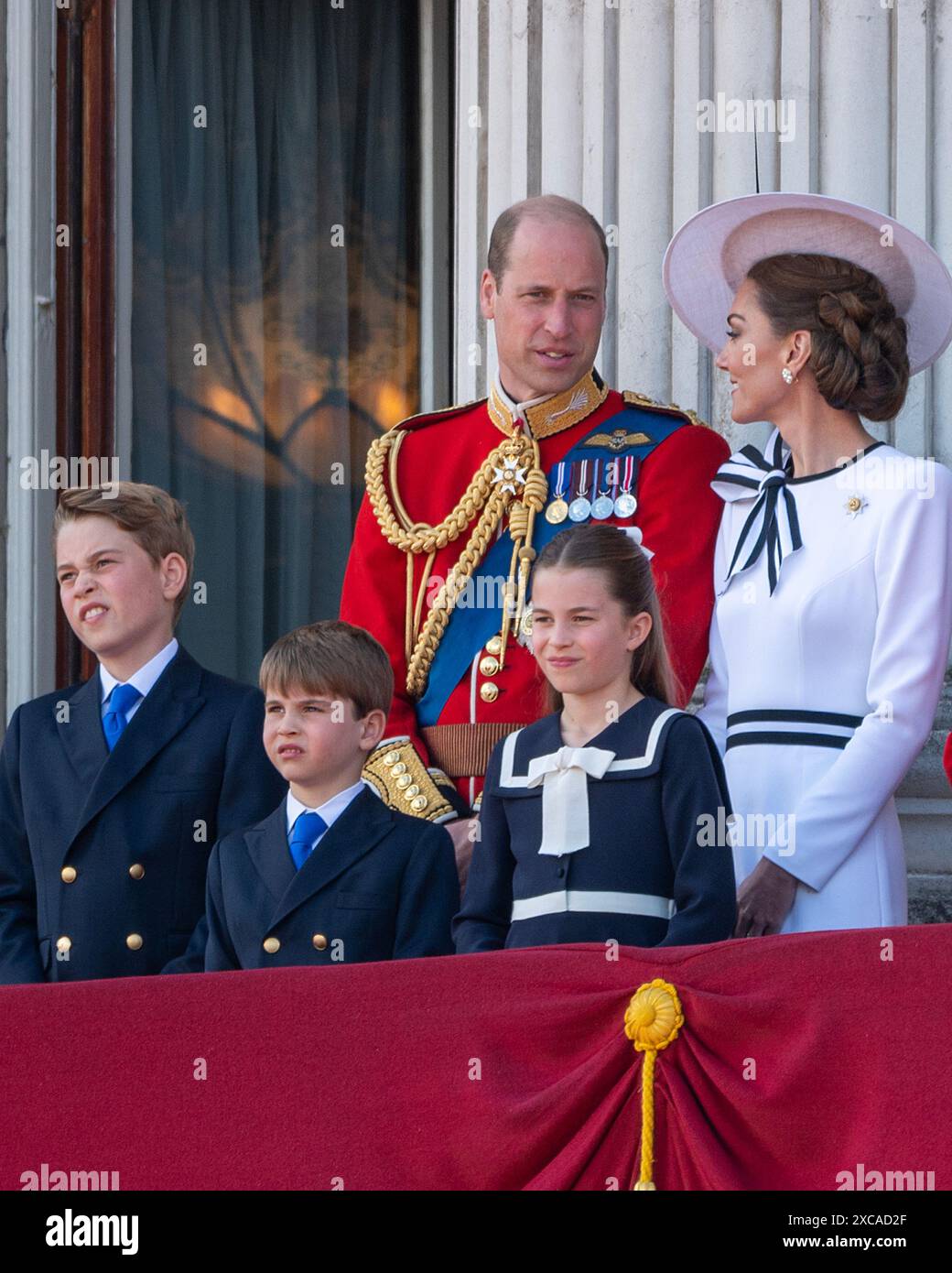 London, UK 15th Jun 2024. The Prince and Princess of Wales and their ...