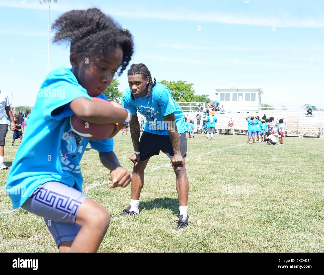 St. Louis, United States. 19th June, 2024. Detroit Lions wide receiver ...