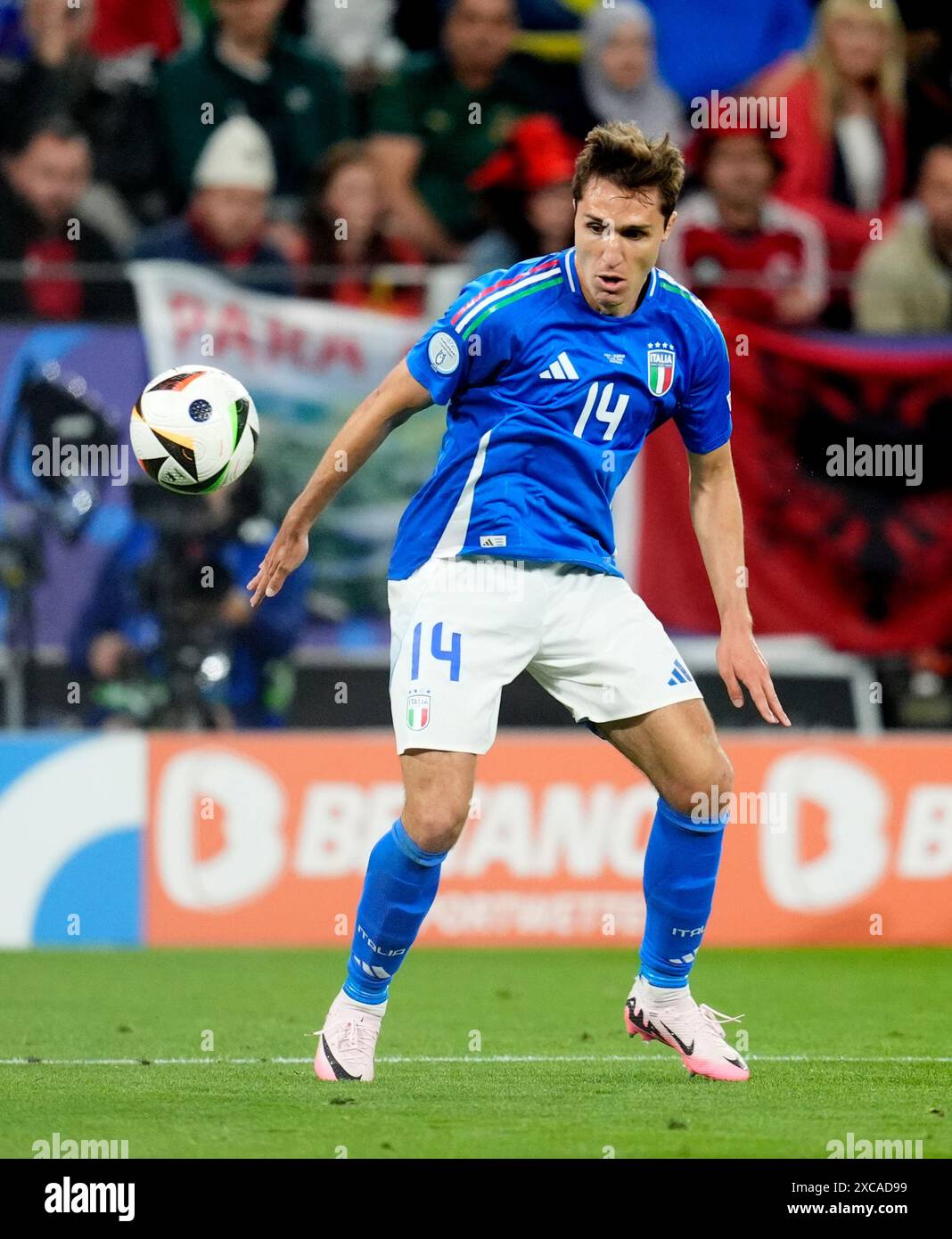 Italy's Federico Chiesa during the UEFA Euro 2024 Group B match at the ...
