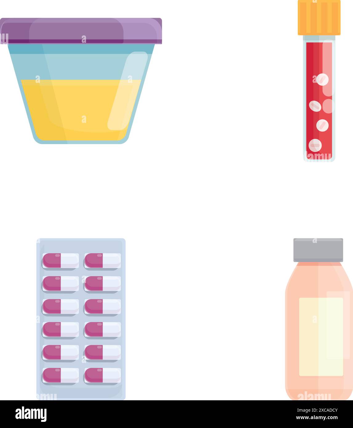 Medicine concept icons set cartoon vector. Medical analys and medicinal ...