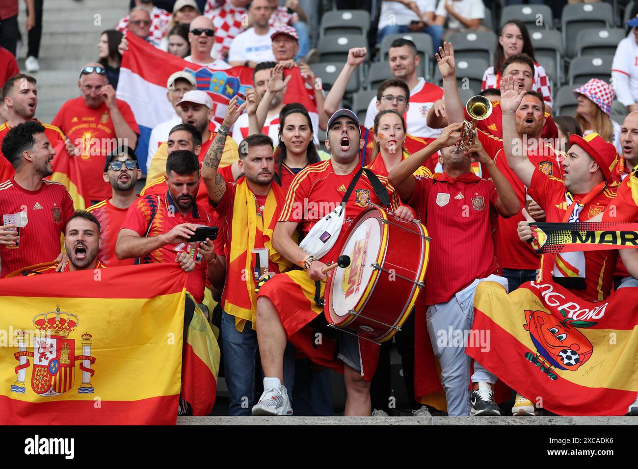 Berlin, Germany, 15, June, 2024. Spain Fans during the match between ...