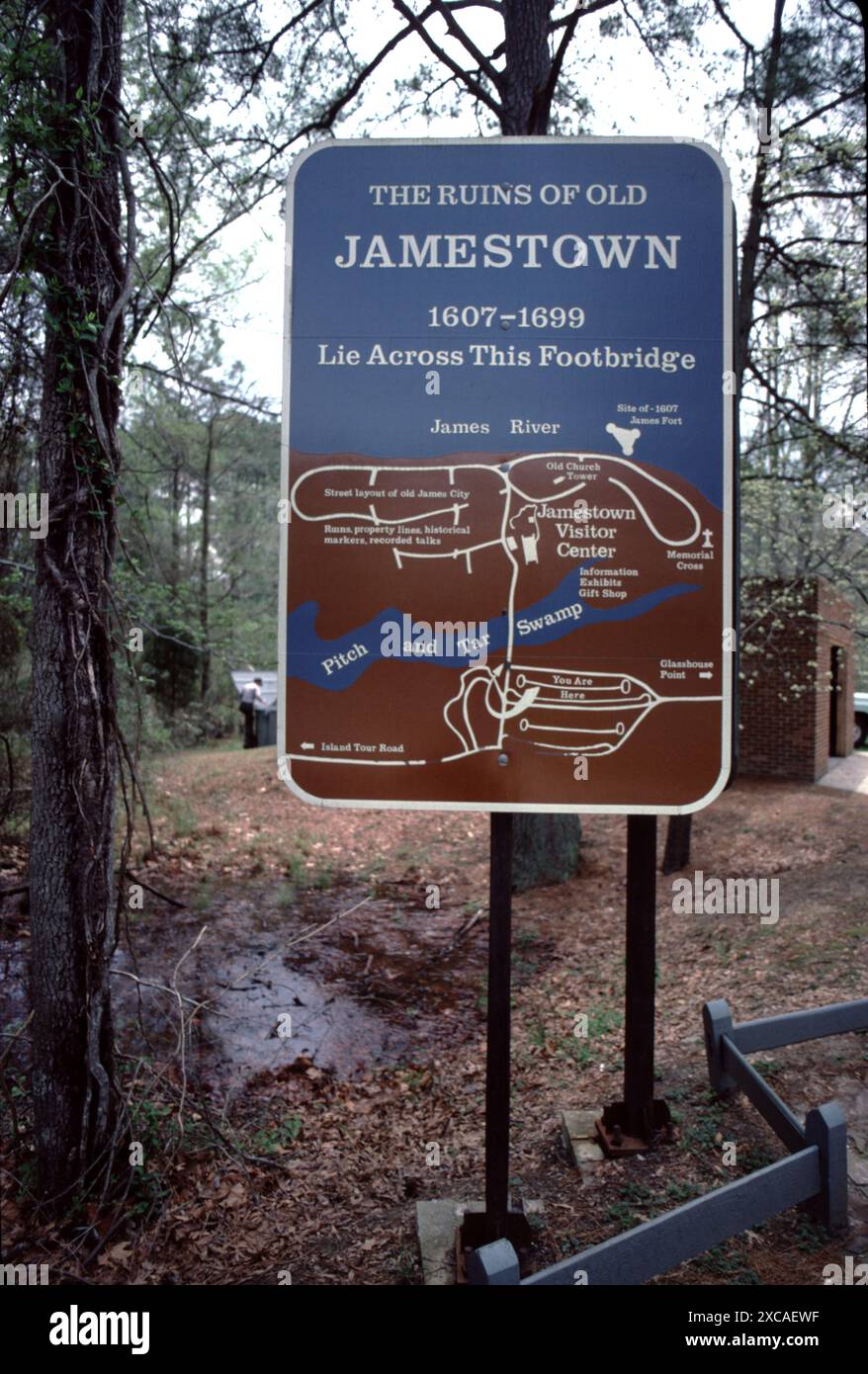 Jamestown, VA USA 9/1993. Jamestown was England's first major ...