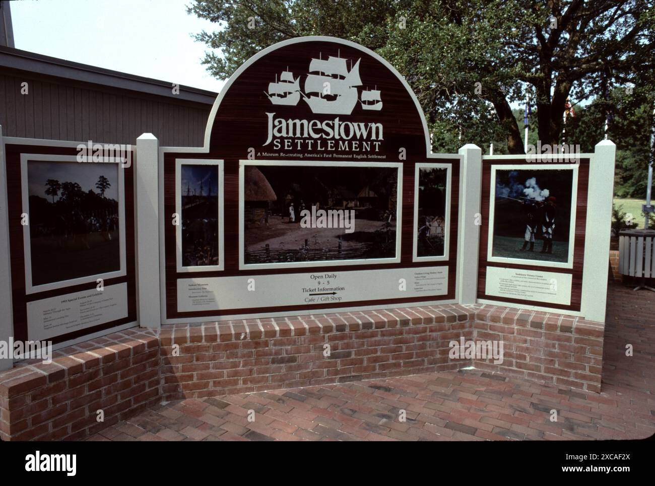 Jamestown, VA USA 9/1993. Jamestown was England's first major ...