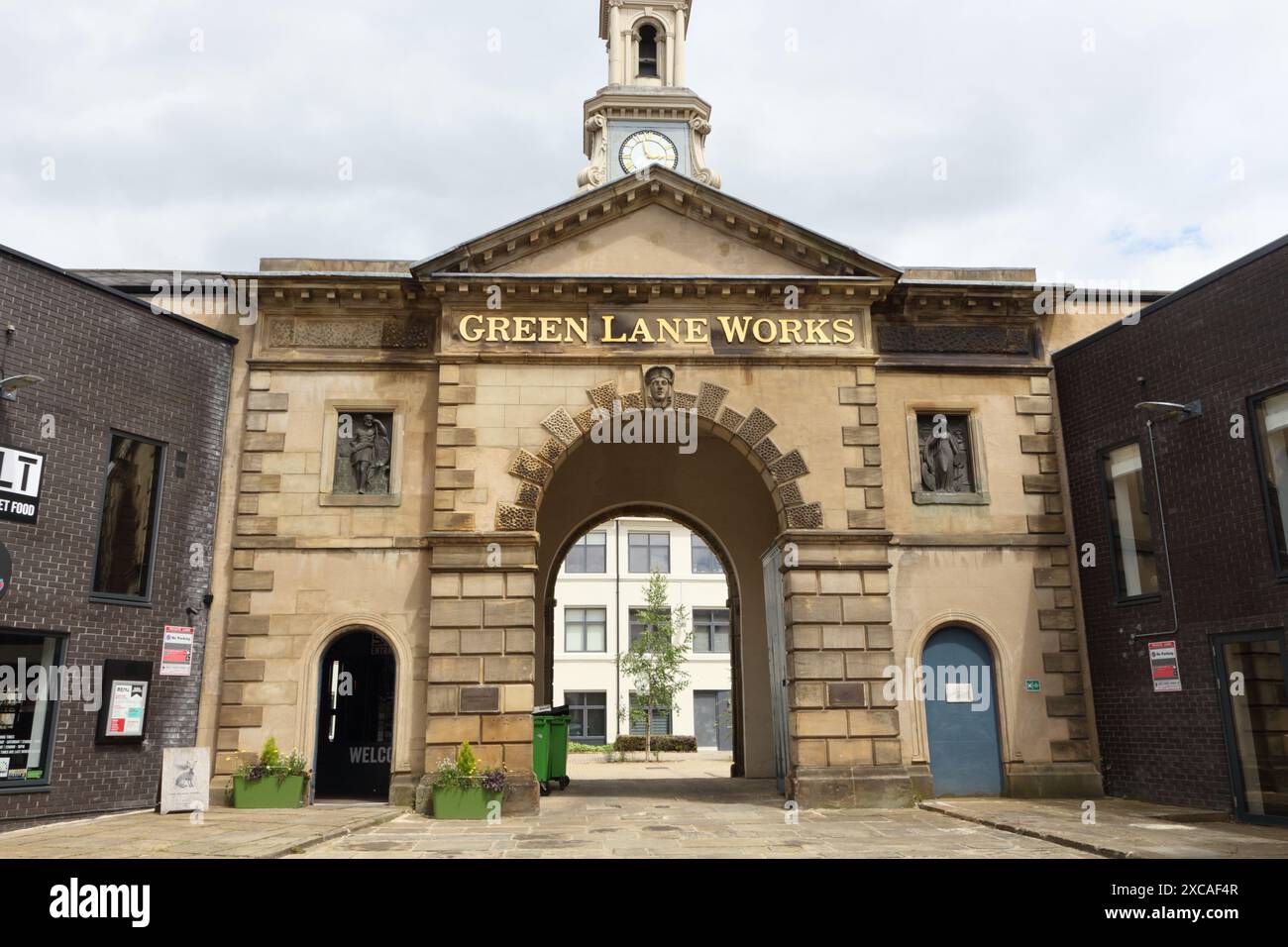 Green Lane works entrance gateway in Sheffield England UK, Kelham ...