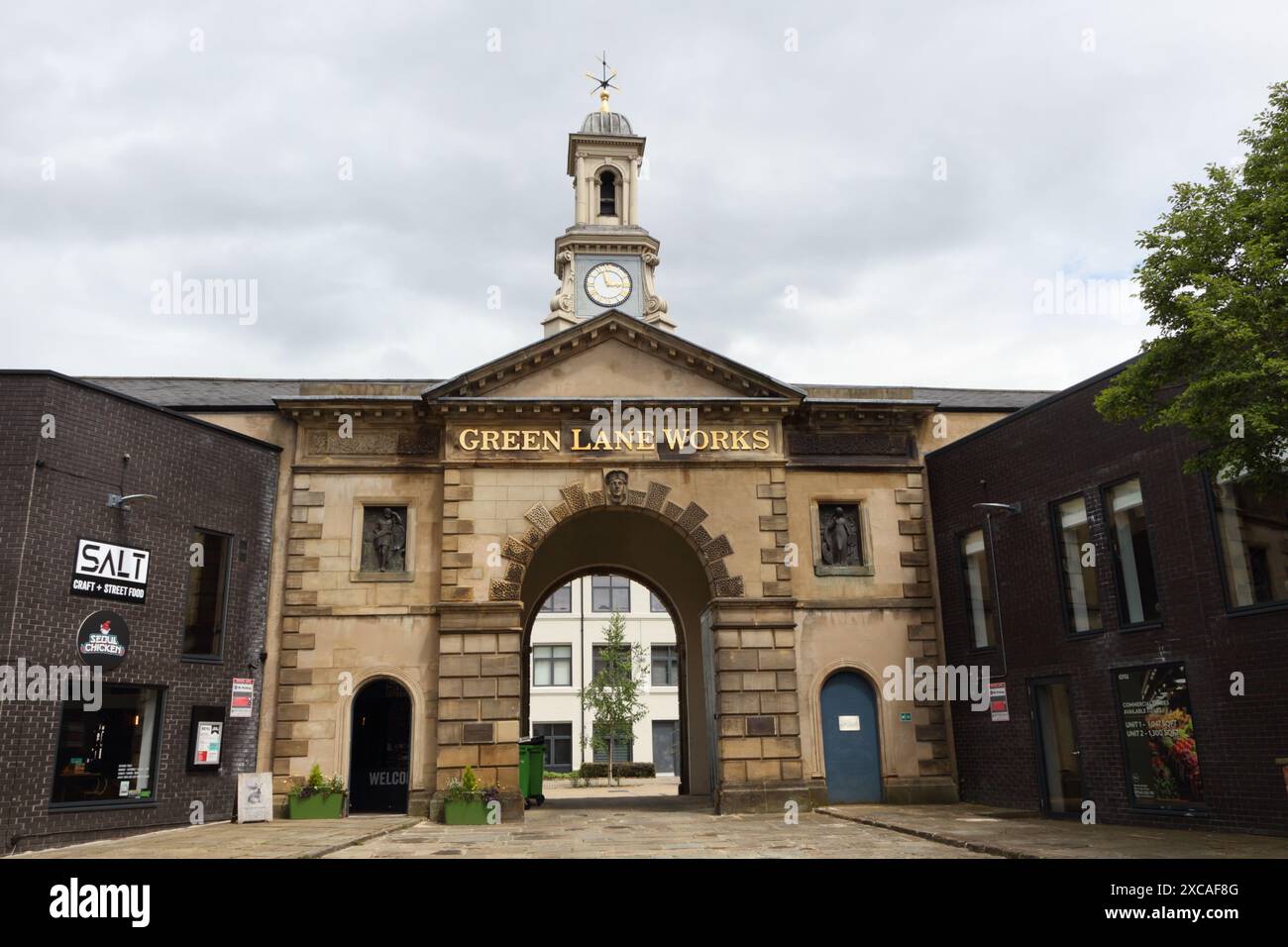 Green Lane works entrance gateway in Sheffield England UK, Kelham ...