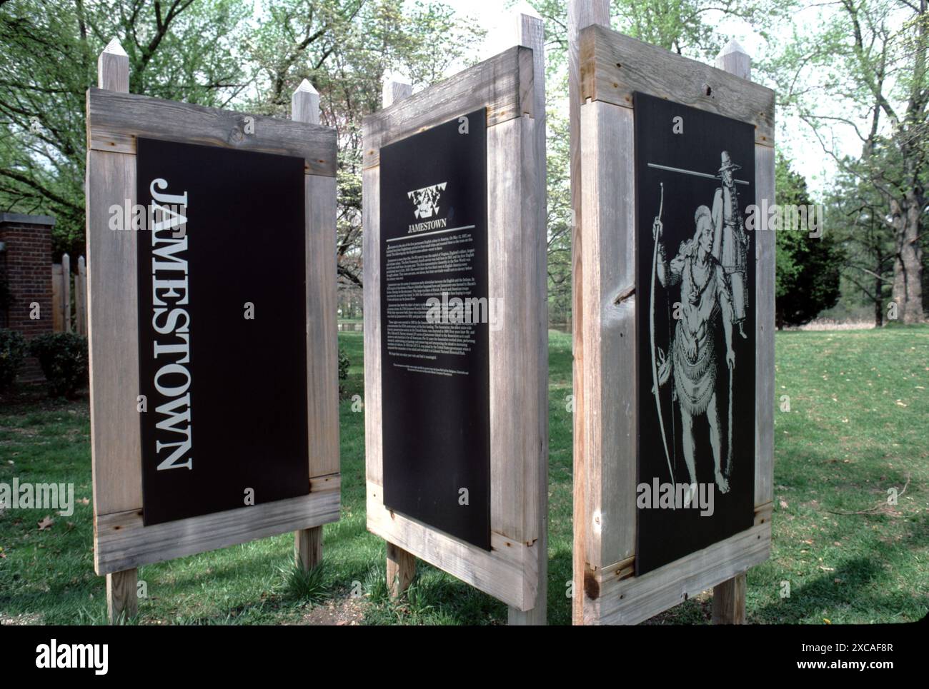 Jamestown, VA USA 9/1993. Jamestown was England's first major ...