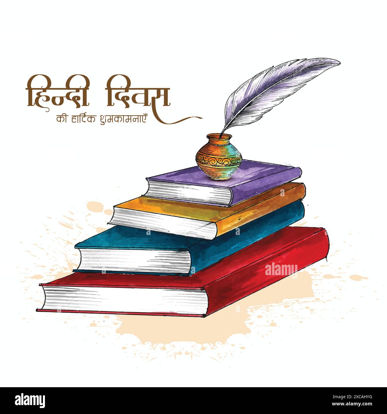 Hindi alphabet Stock Vector Images - Alamy