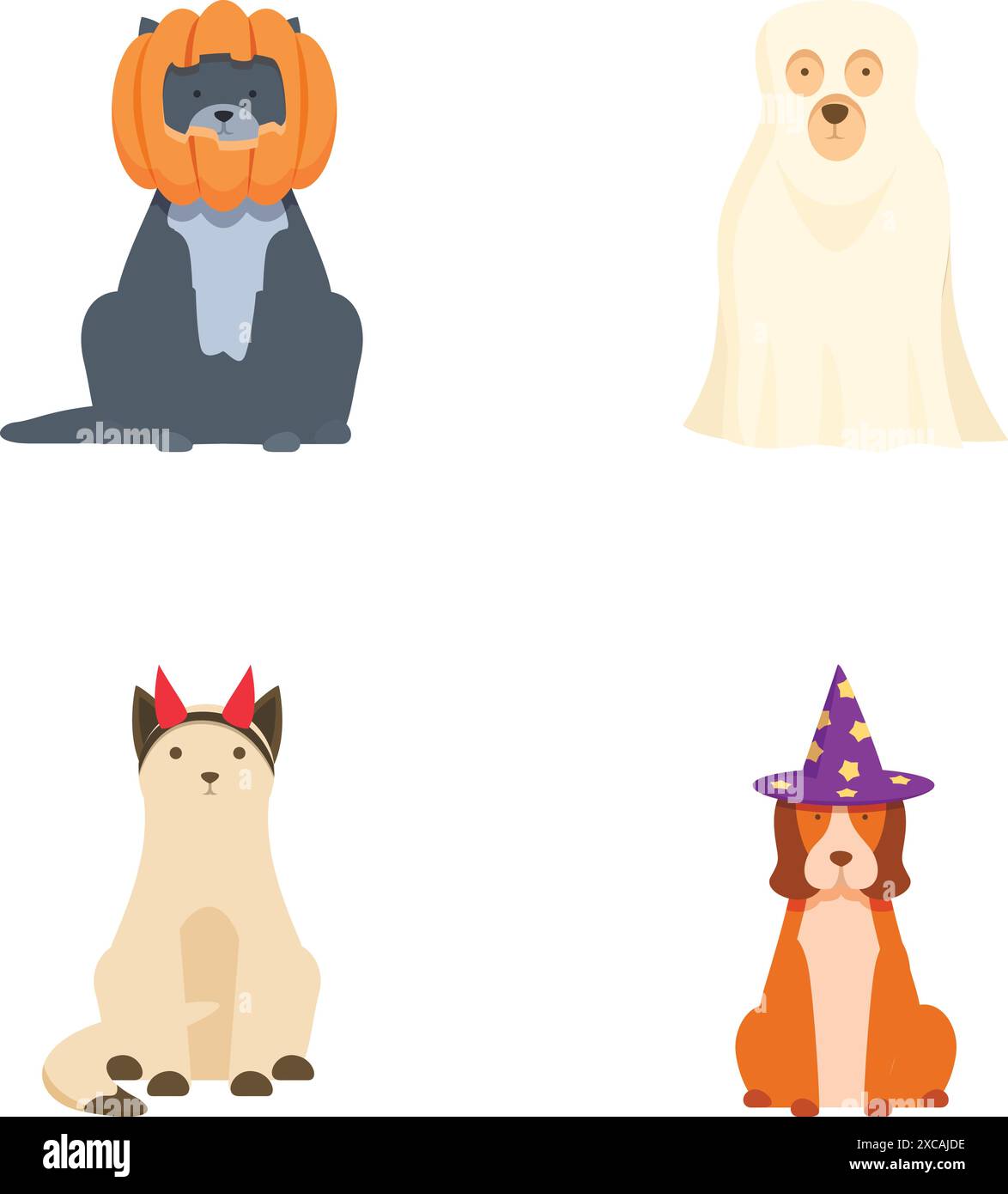 Collection of cute cartoon animals dressed in fun costumes, perfect for ...