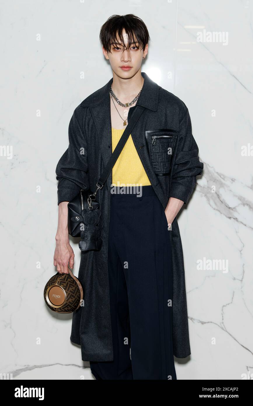 Milan, Italien. 15th June, 2024. Bang Chan attends FENDI Spring/Summer ...