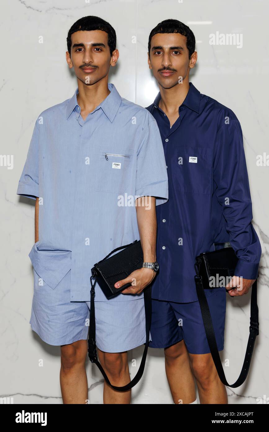 Milan, Italien. 15th June, 2024. Twins Hadban (Mohammed & Humaid ...