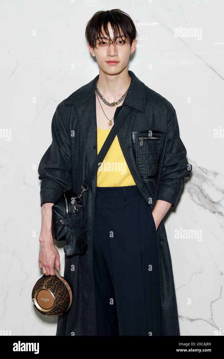Milan, Italien. 15th June, 2024. Bang Chan attends FENDI Spring/Summer ...