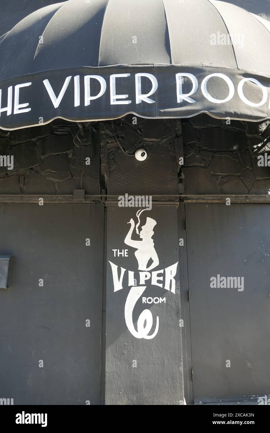 Los Angeles, California, USA 13th June 2024 The Viper Room on Sunset ...