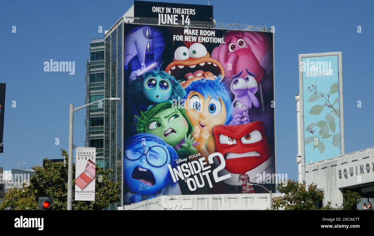 Los Angeles, California, USA 13th June 2024 Disney Pixar Inside Out 2 ...