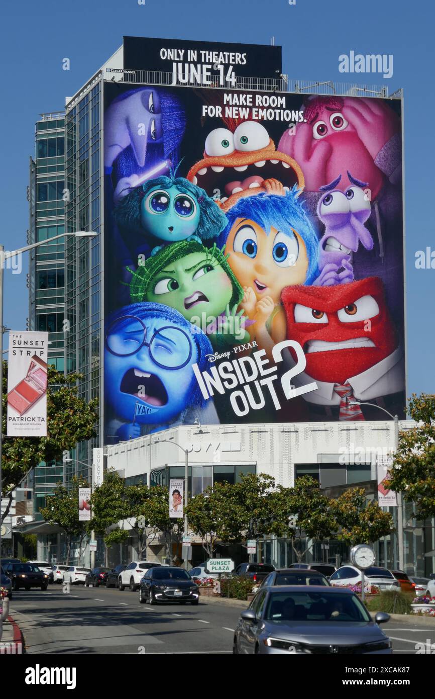 Los Angeles, California, USA 13th June 2024 Disney Pixar Inside Out 2 ...
