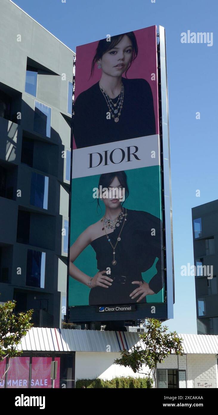 Los Angeles, California, USA 13th June 2024 Jenna Ortega Dior Billboard ...