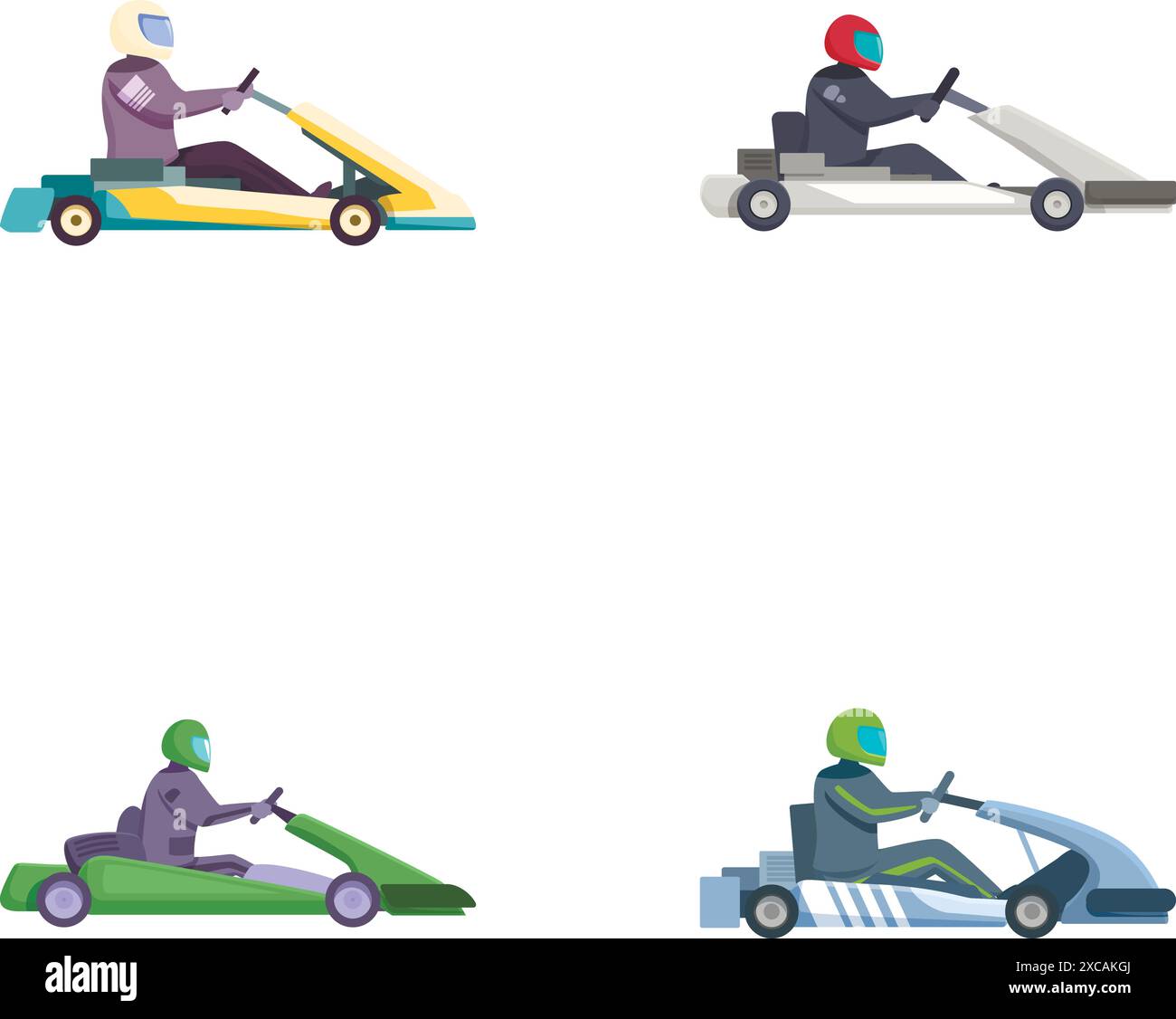 Speedway racing kart Stock Vector Images - Alamy