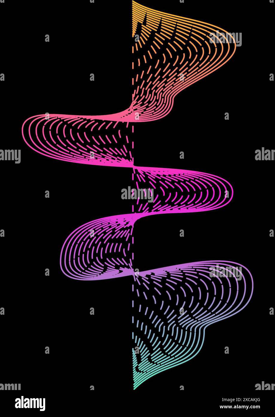 modern Bauhaus arch curve inspired design minimal trending style Stock ...