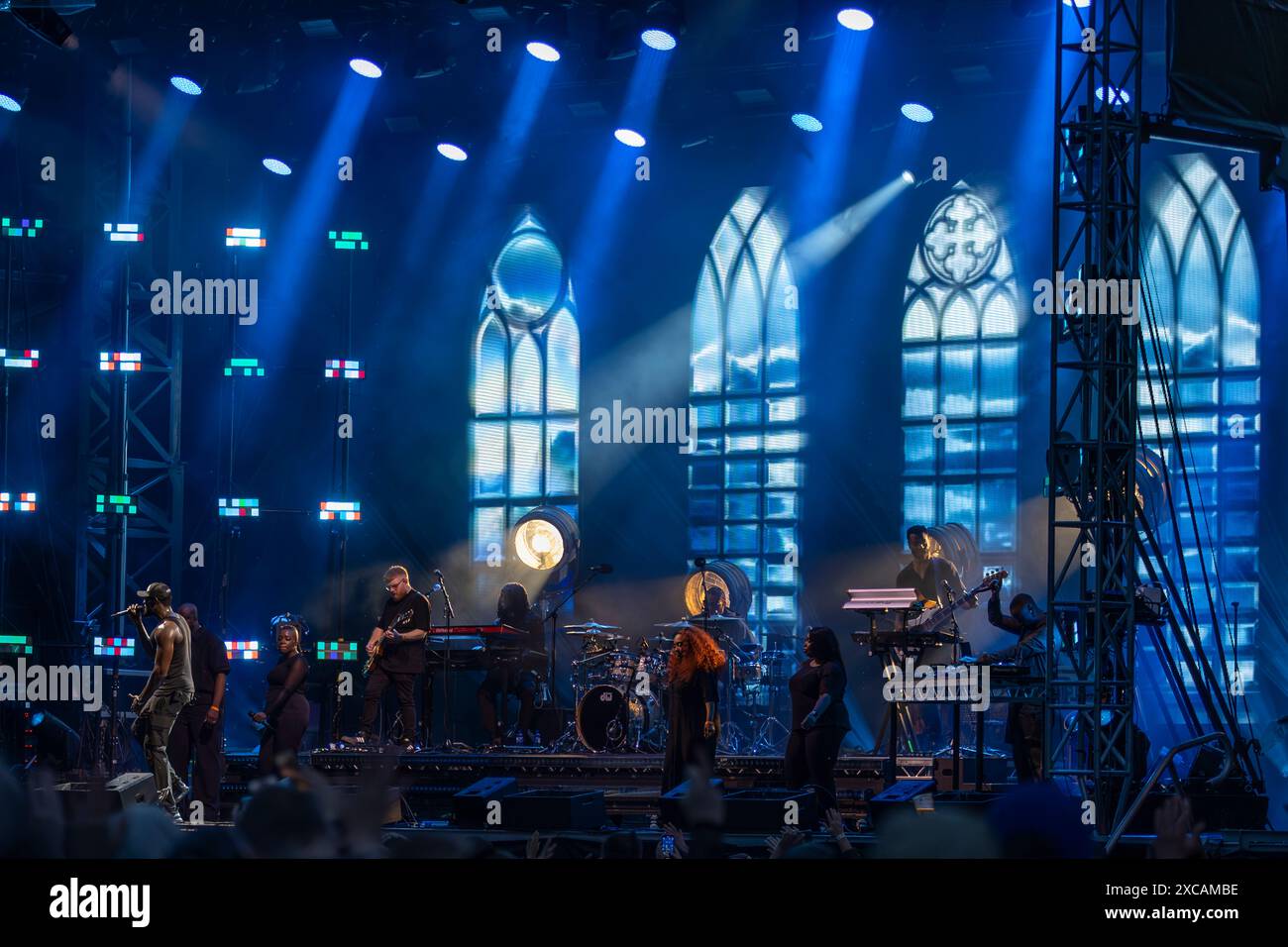 Oslo, Norway 15 June 2024 Stormzy performing live on Sophie stage ...
