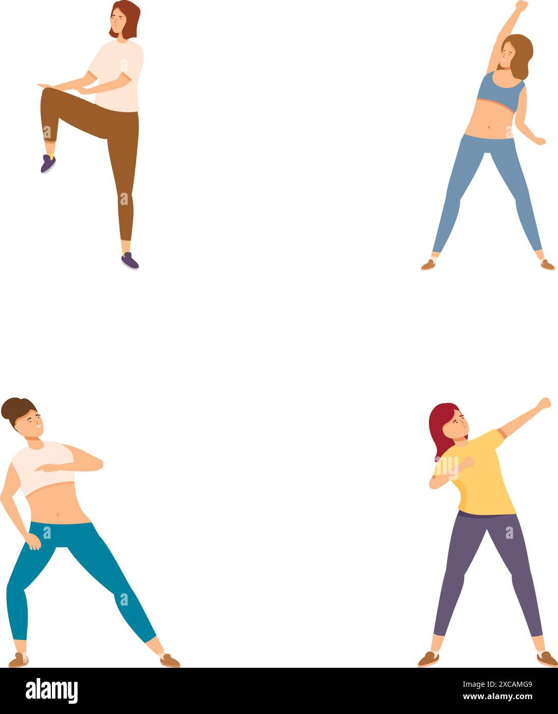 Four energetic young individuals hi-res stock photography and images ...