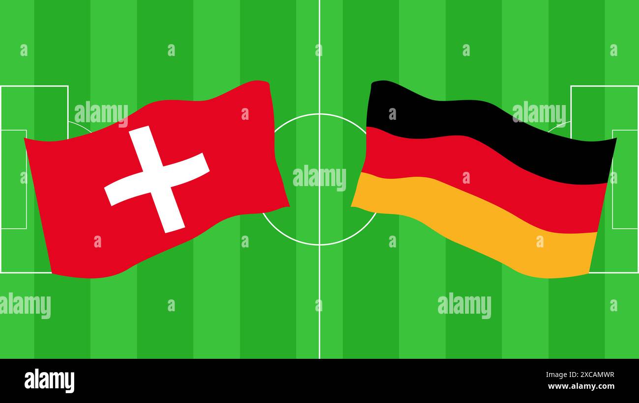Euro Football Championship event 2024 in Germany. Group A.Switzerland ...