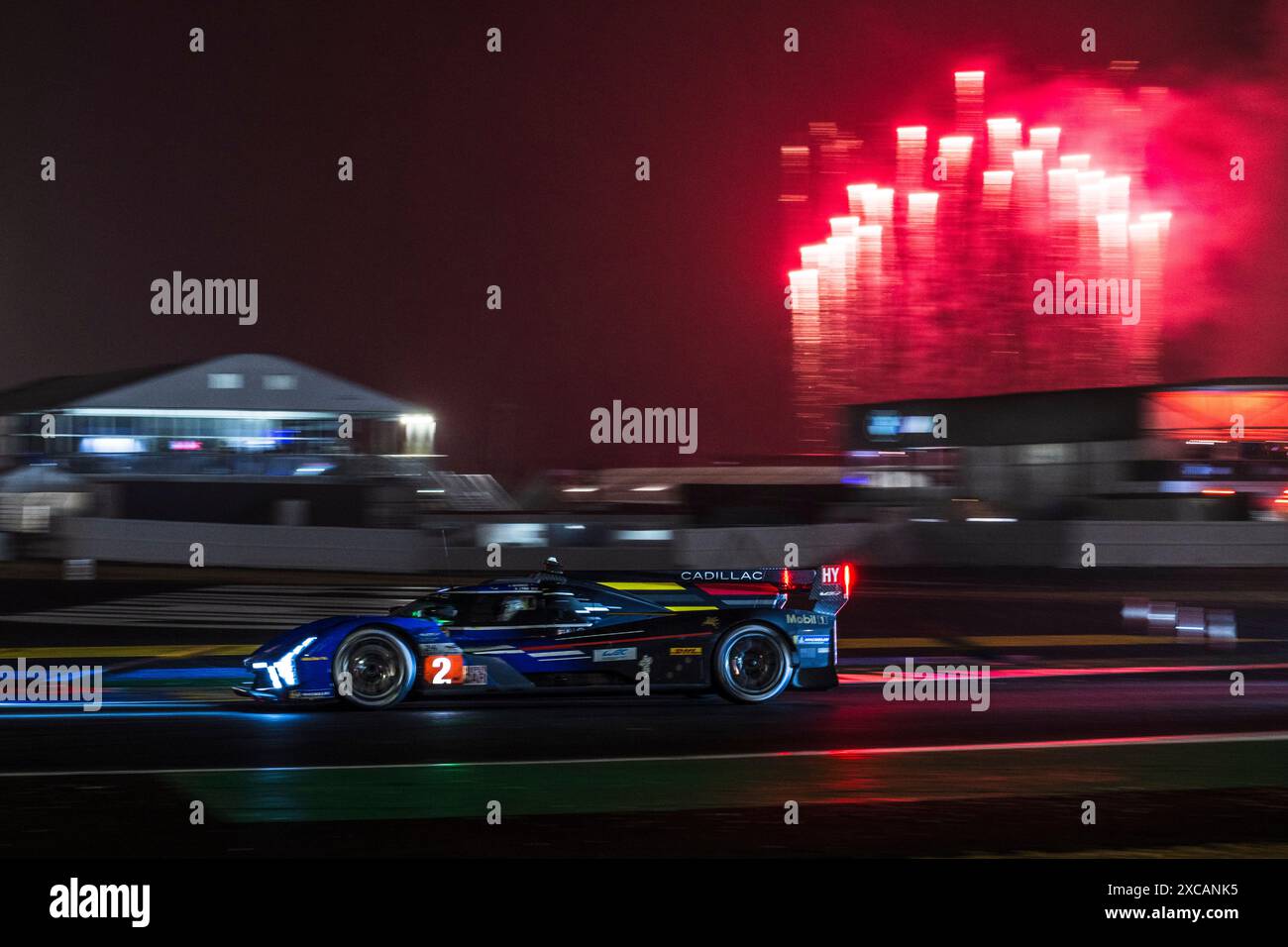 Le Mans, France. 15th June, 2024. 02 BAMBER Earl (nzl), LYNN Alex (gbr ...