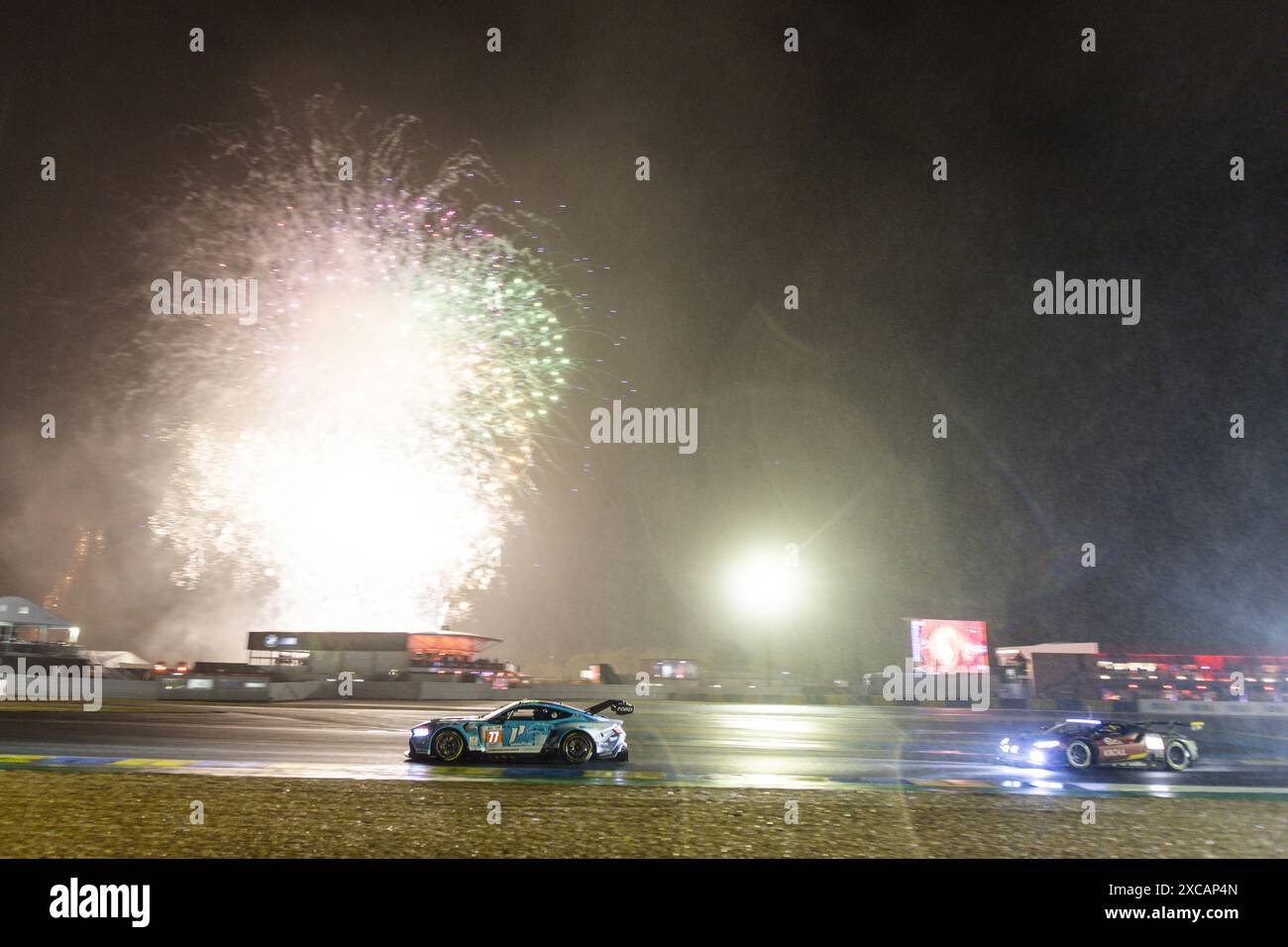 Le Mans, France. 15th June 2024.77 BARKER Ben (gbr), HARDWICK Ryan (usa ...