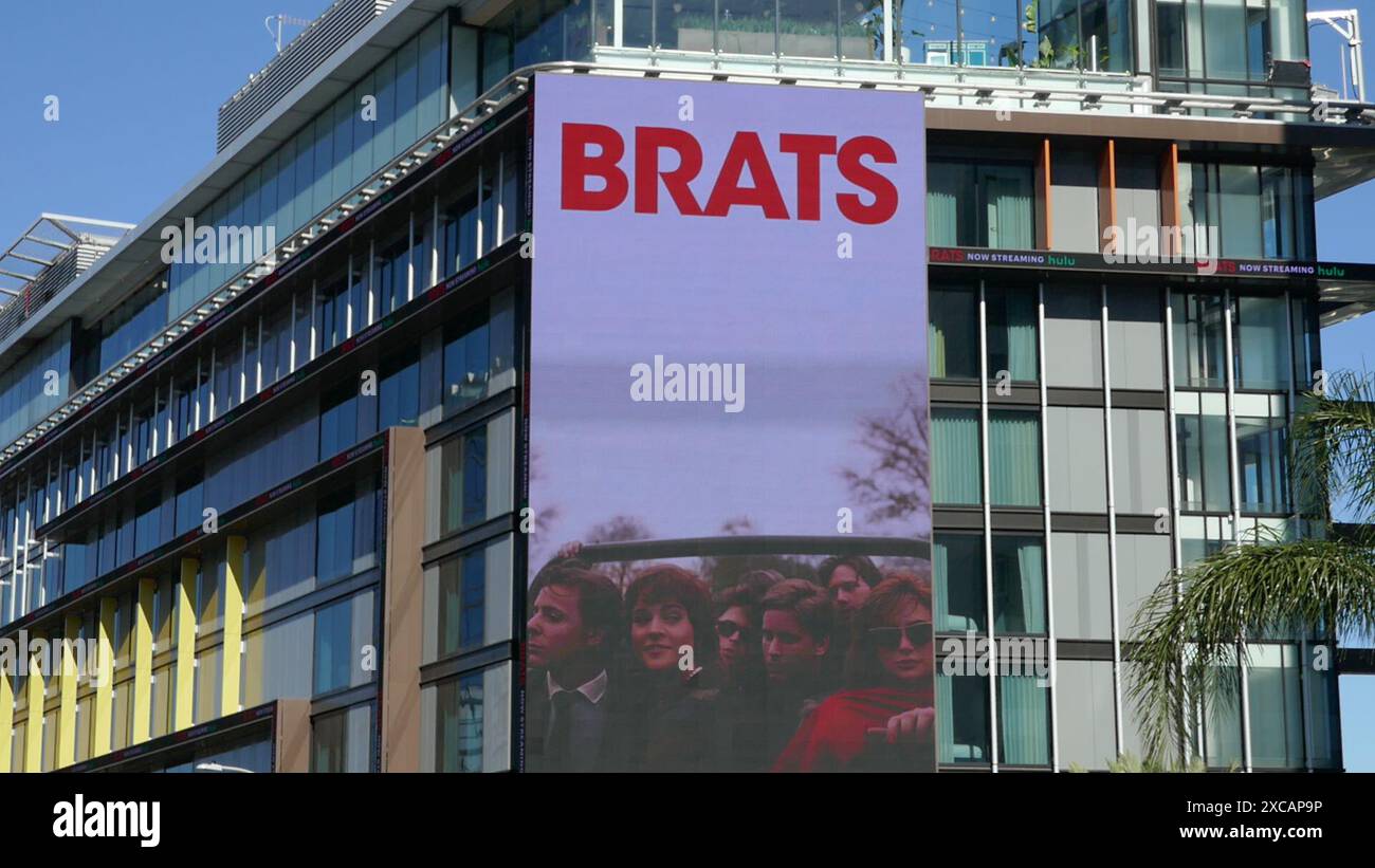 Los Angeles, California, USA 13th June 2024 Brats Billboard at Penury ...