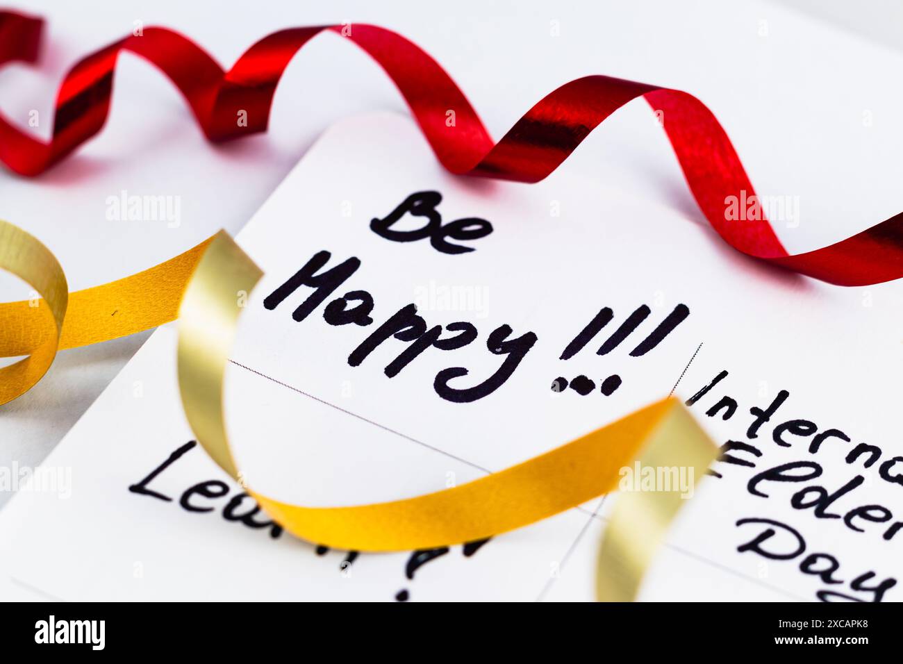 Special messages to those at home hi-res stock photography and images ...