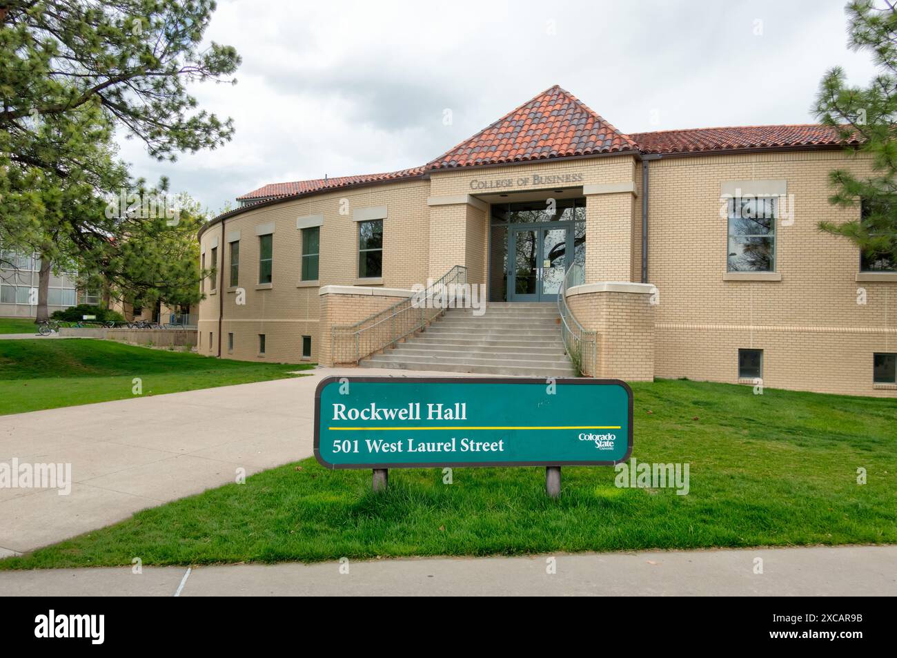 FORT COLLINS, CO, USA - MAY 12, 2024: Rockwell Hall at Colorado State ...