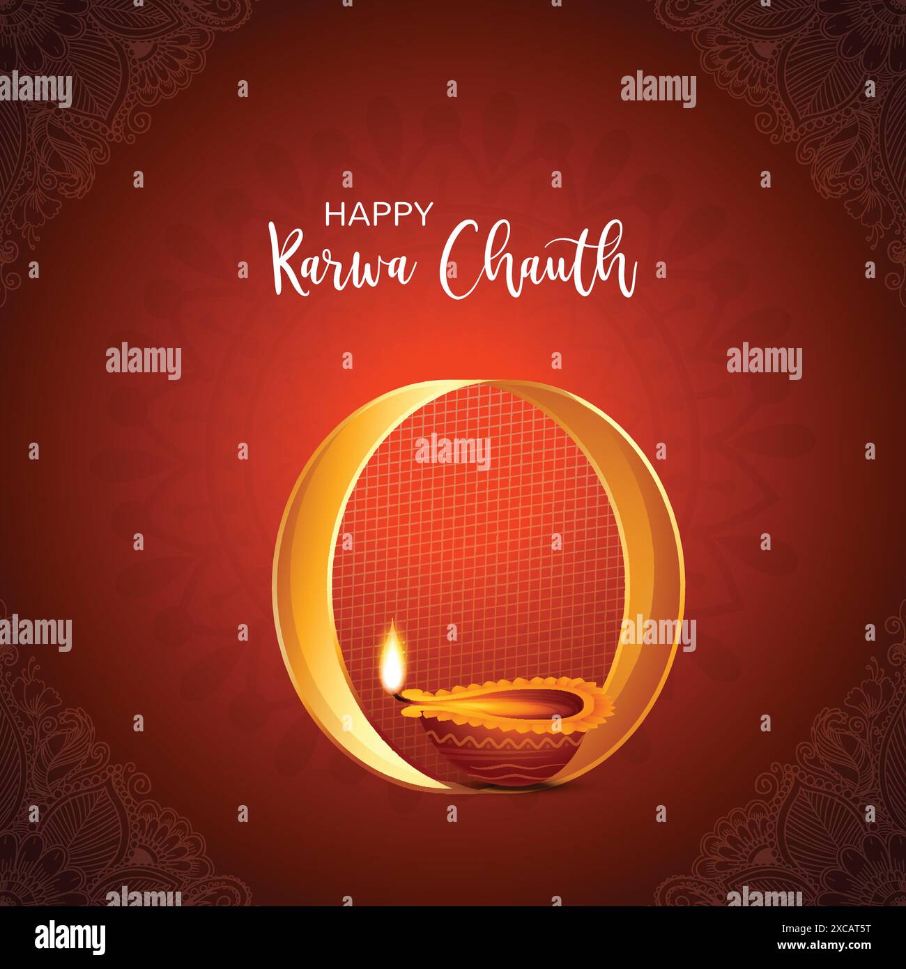 Happy karwa chauth celebration background Stock Vector Image & Art - Alamy