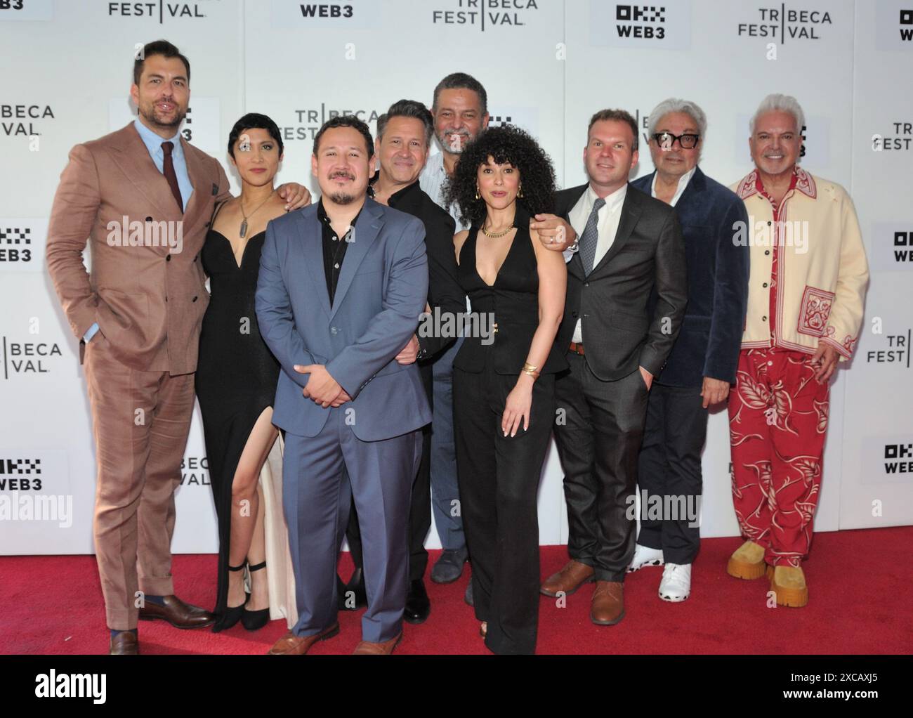 New York, USA. 15th June, 2024. L-R: Nando Vila, Lynette Coll, Sergio ...