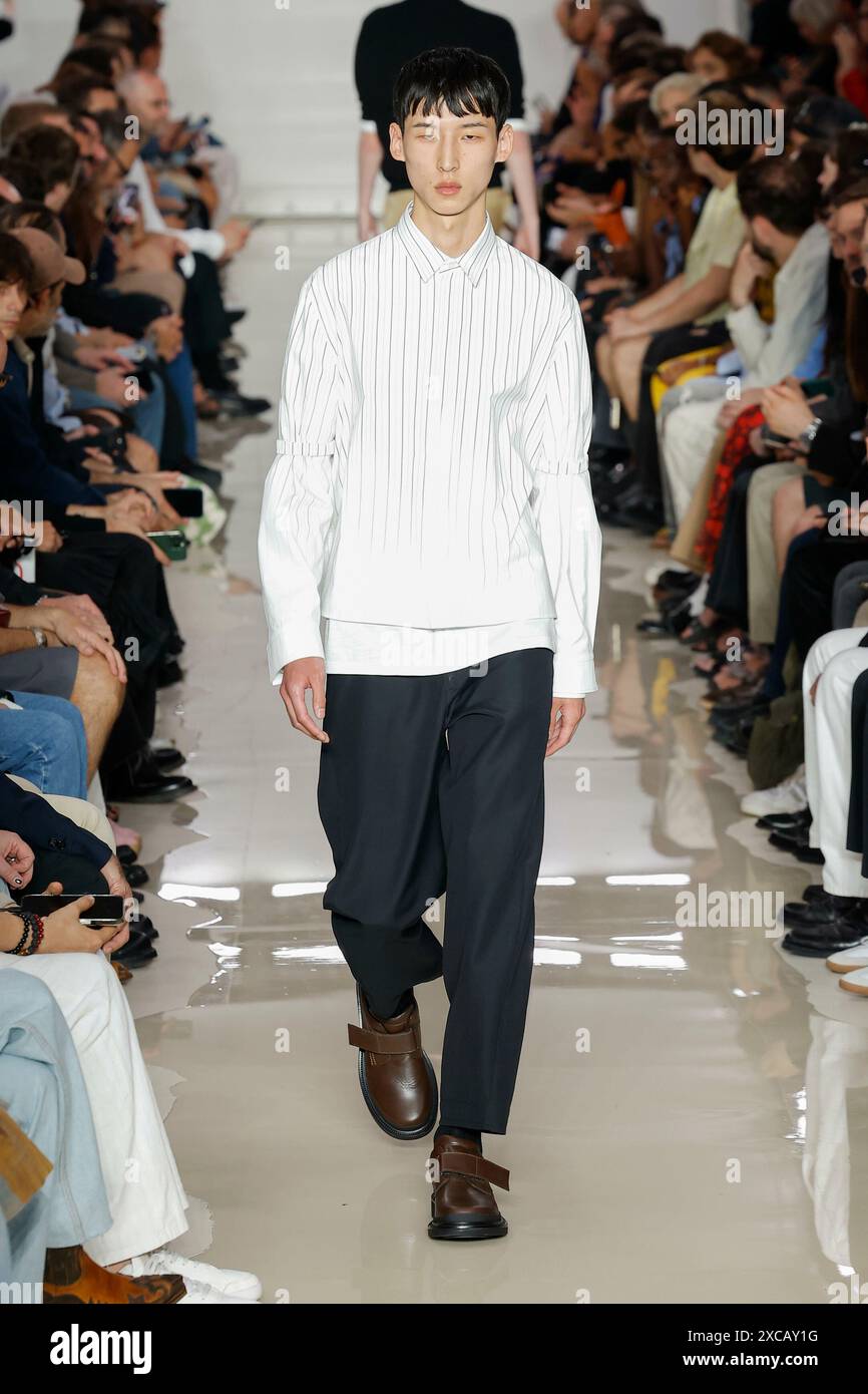 Milan, Italien. 15th June, 2024. NEIL BARRETT Spring/Summer 2025 Runway ...