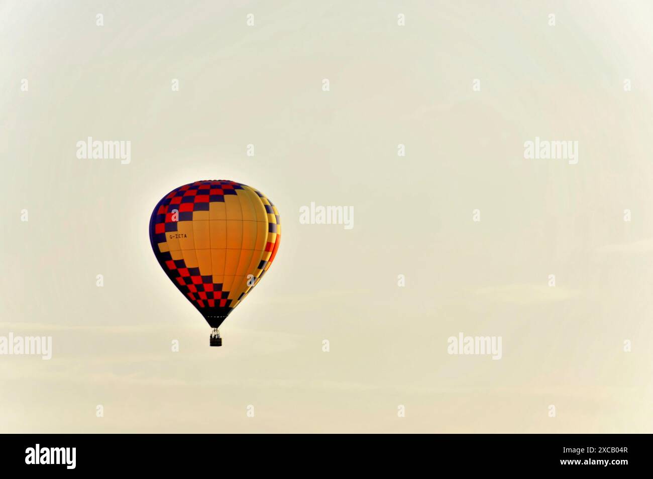 Hot air balloons, Tavarnelle, Tuscany, Italy, Europe, A colourful hot ...