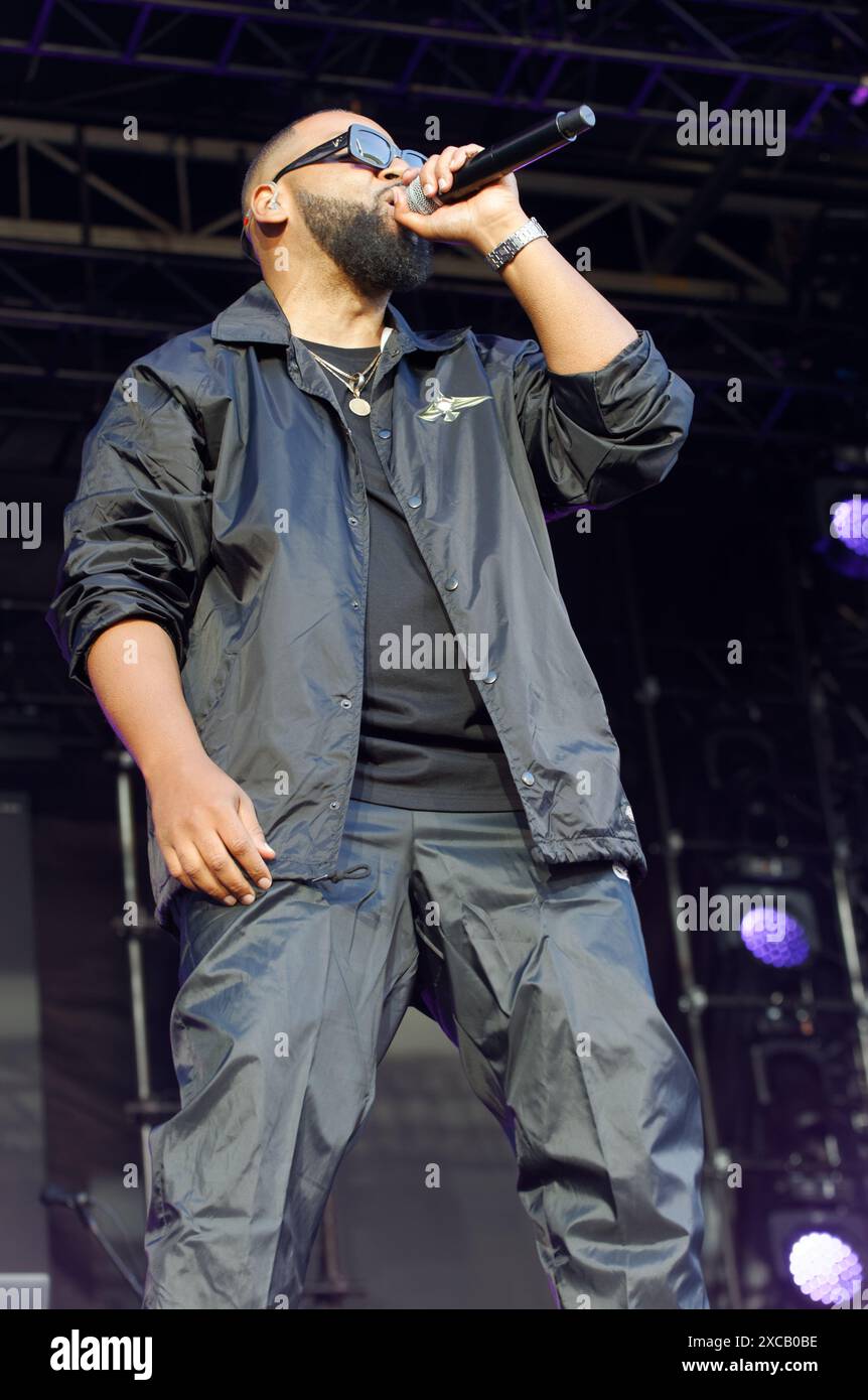 Montreal, Canada. 15th June 2024. French singer Imposs performs on ...