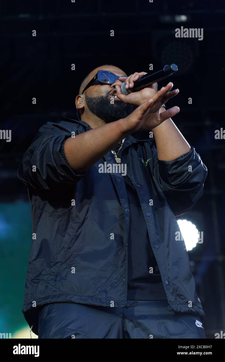 Montreal, Canada. 15th June 2024. French singer Imposs performs on ...