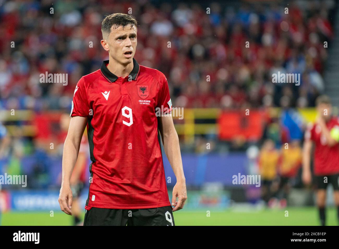 Dortmund, Germany. 15th June, 2024. Jasir Asani of Albania during the ...