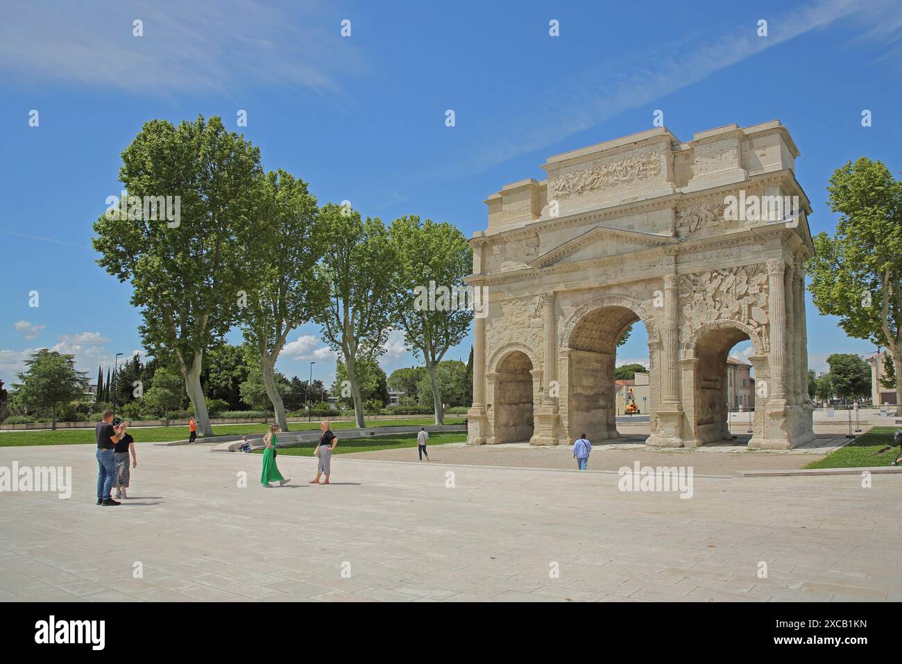 UNESCO Roman city foundation arch, triumphal arch, archway, city gate ...