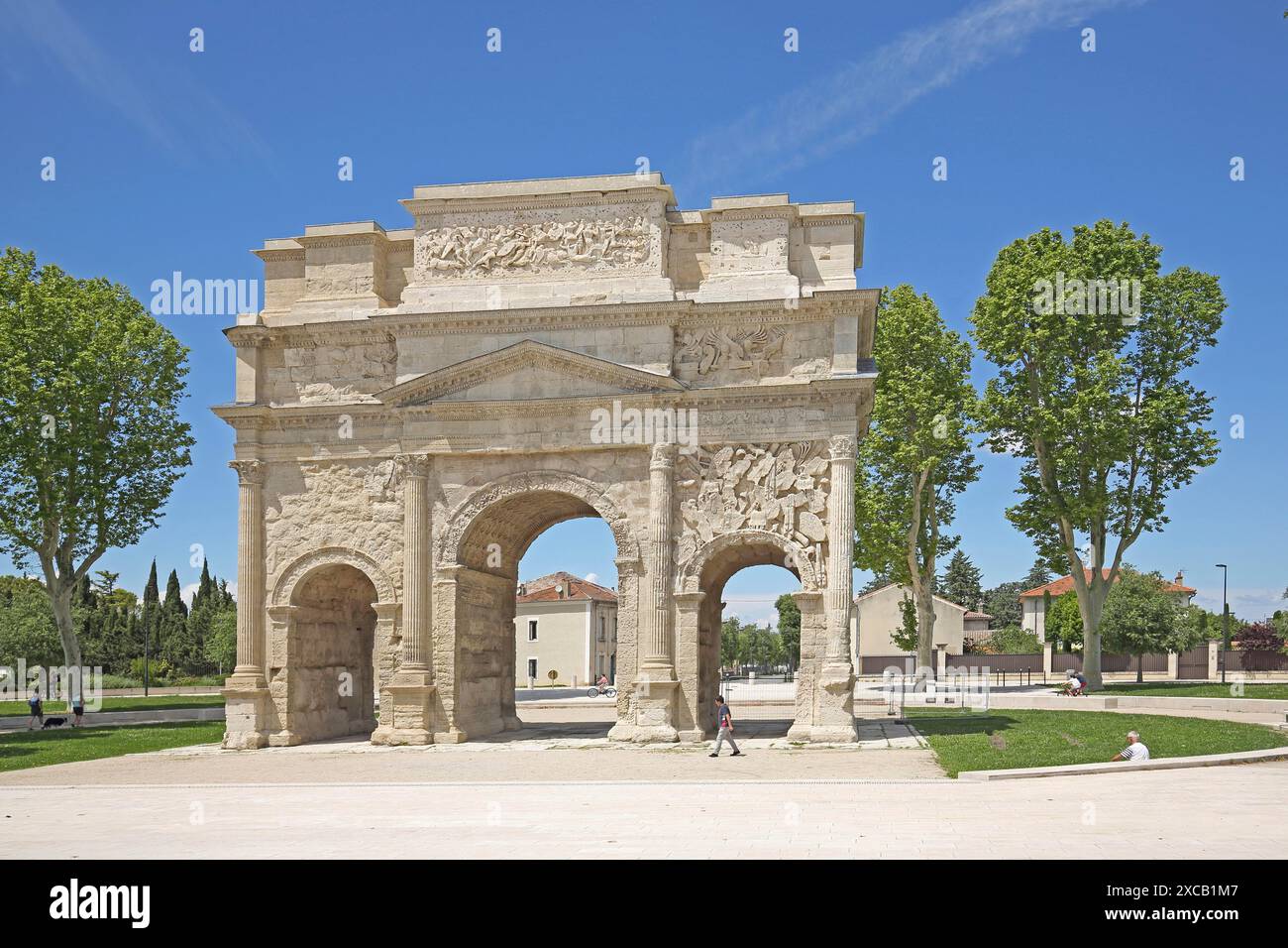 UNESCO Roman city foundation arch, triumphal arch, archway, city gate ...