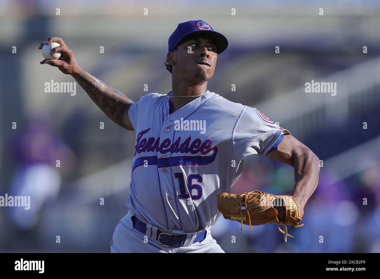 Biloxi, Mississippi, USA. 15th June, 2024. Tennessee Smokies pitcher ...