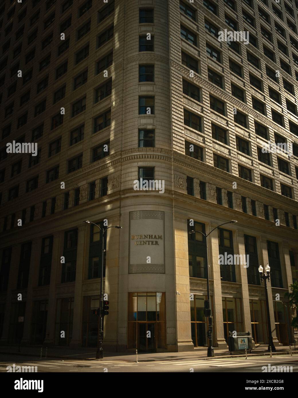 Burnham Center architecture, Chicago, Illinois Stock Photo - Alamy