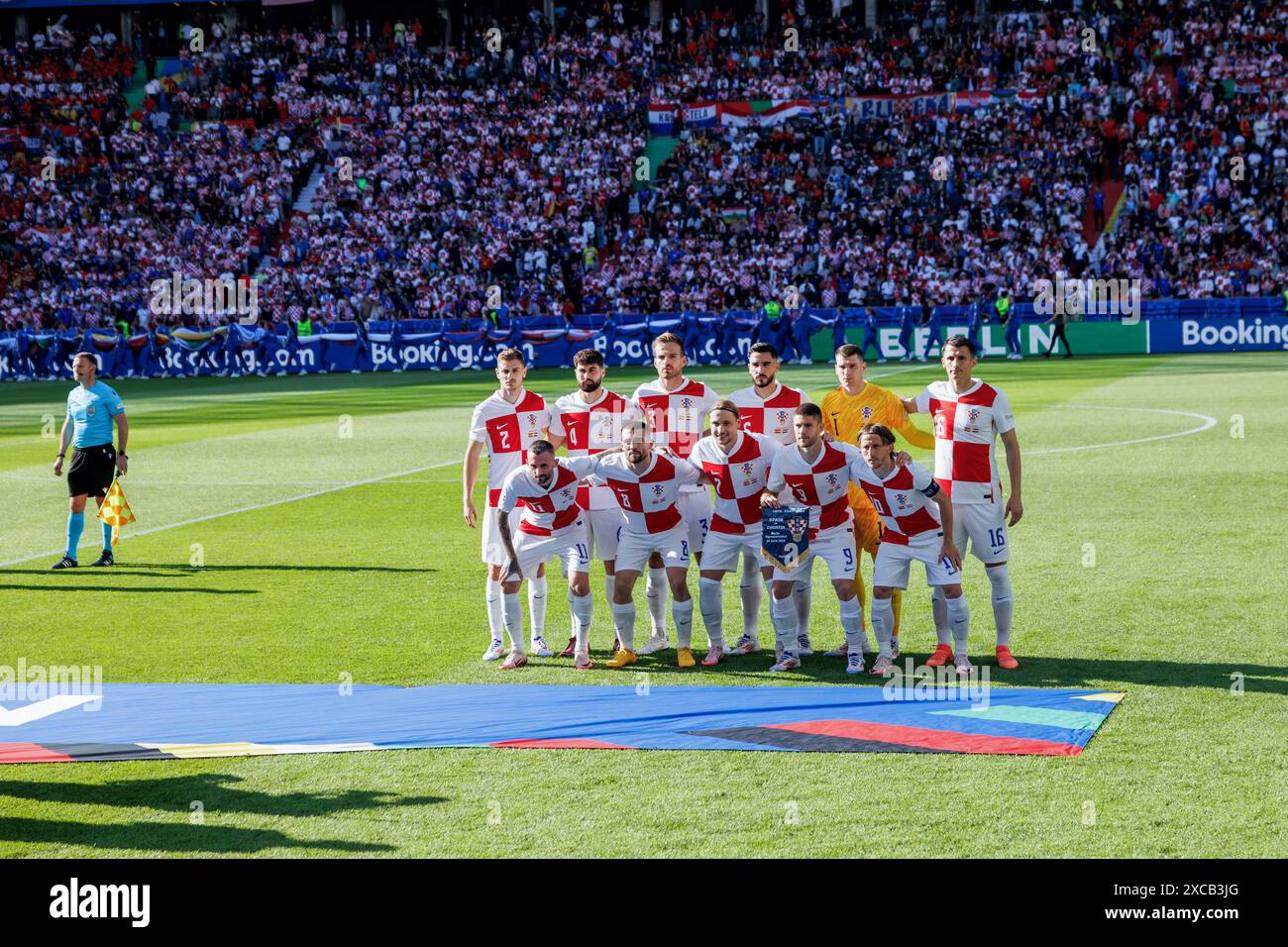Berlin, Germany. 15th June, 2024. Team of Croatia pose for a group ...