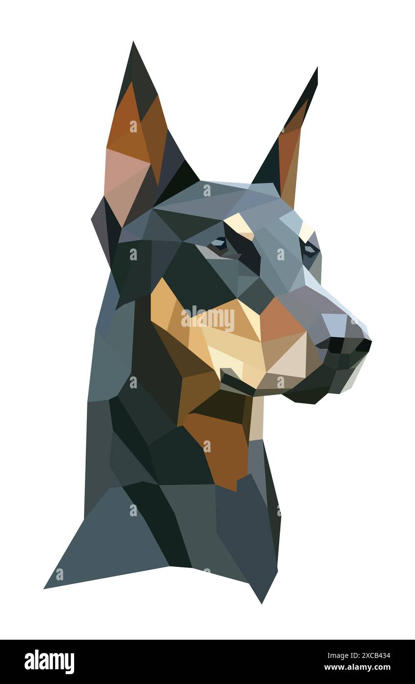 How to drawing dog vector portrait illustrator hi-res stock photography ...