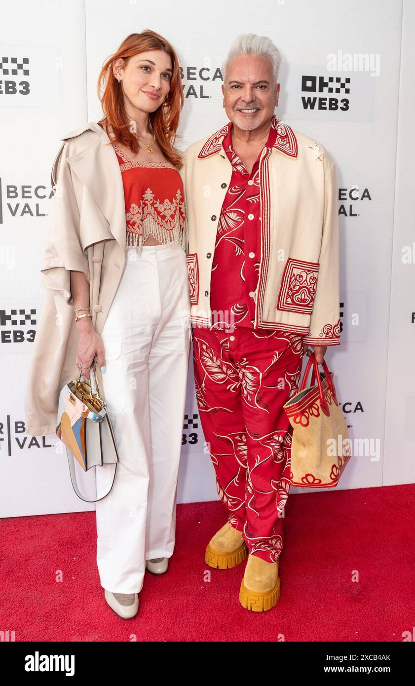 New York, USA. 15th June, 2024. Henry Munoz (R) attends screening of ...