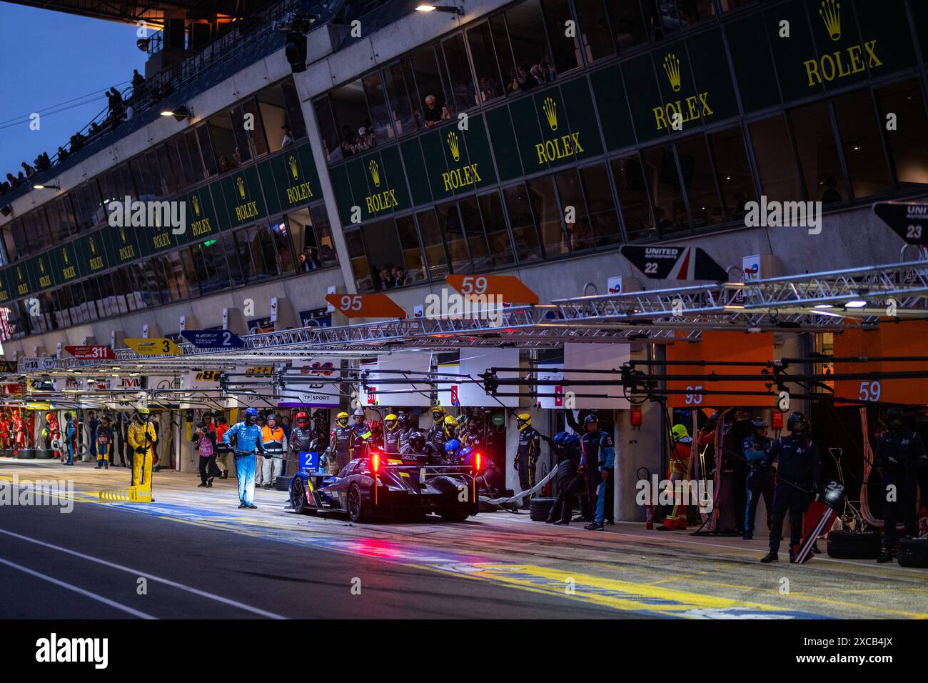 Le Mans, France. 15th June, 2024. 02 BAMBER Earl (nzl), LYNN Alex (gbr ...