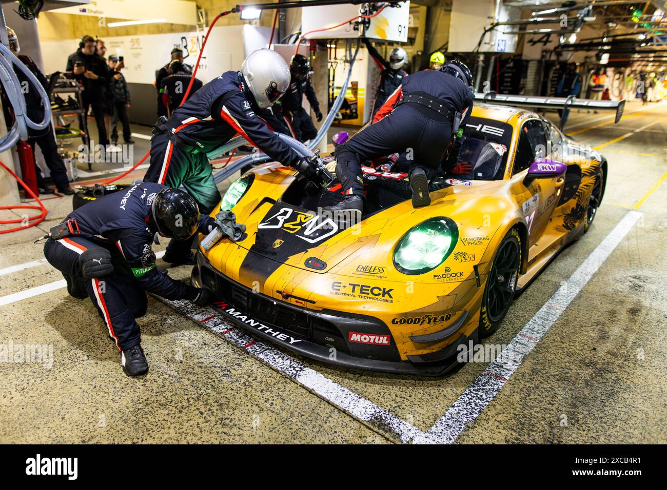 Le Mans, France. 16th June, 2024. 91 LIETZ Richard (aut), SCHURING ...
