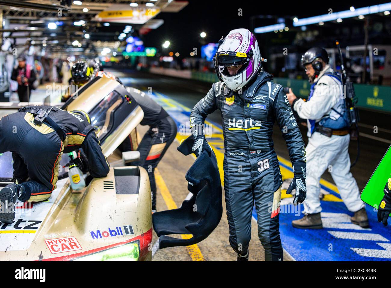 Le Mans, France. 16th June, 2024. HANSON Philip (gbr), Hertz Team Jota ...